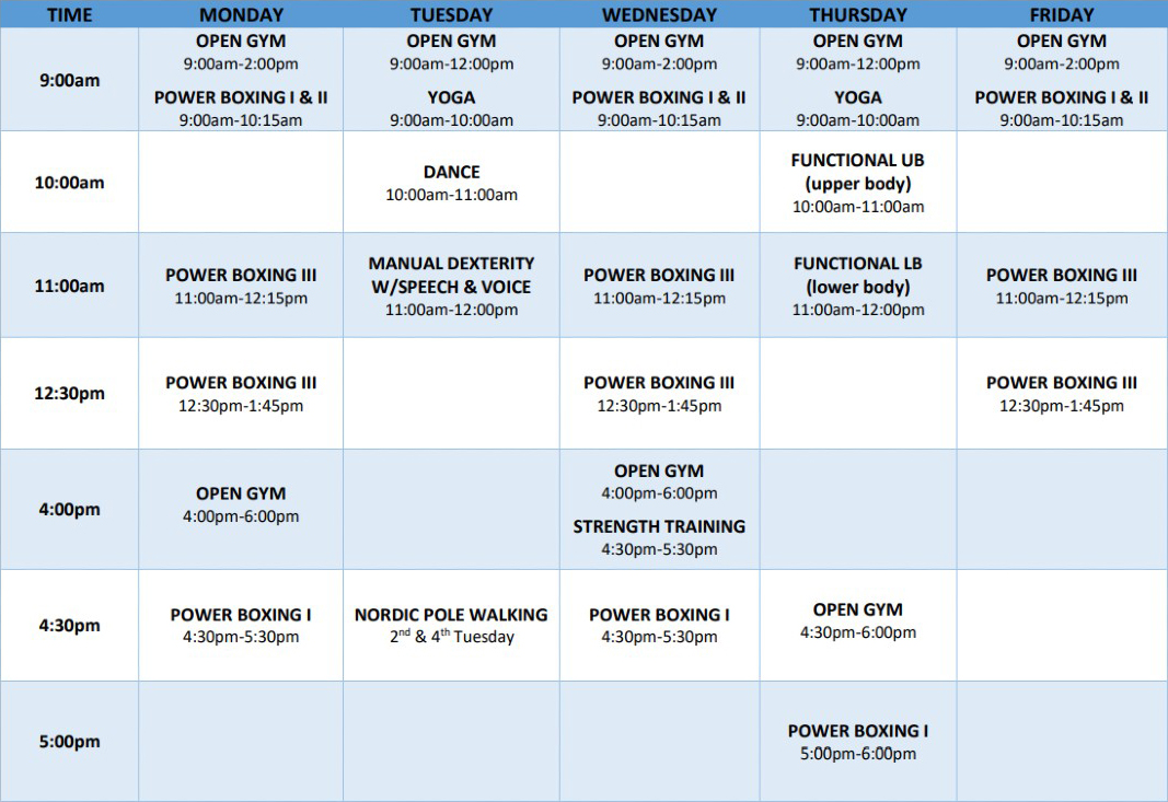 Day One Fitness | Exercise Programs | Neurological Conditions